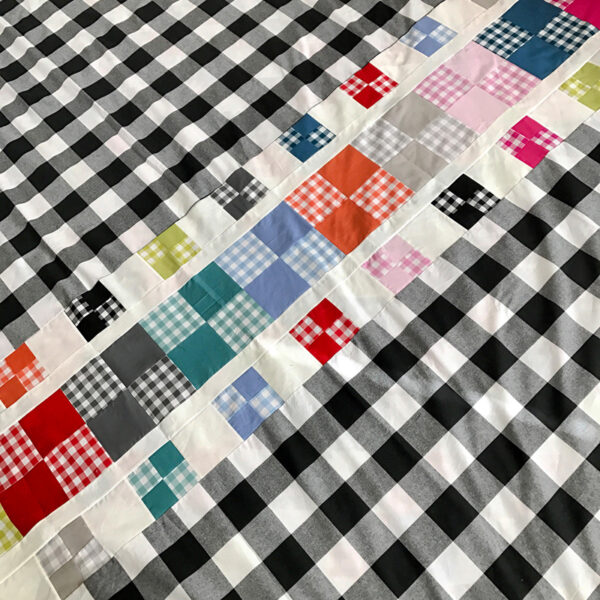 Gingham Blocks Quilt – Bits of Everything